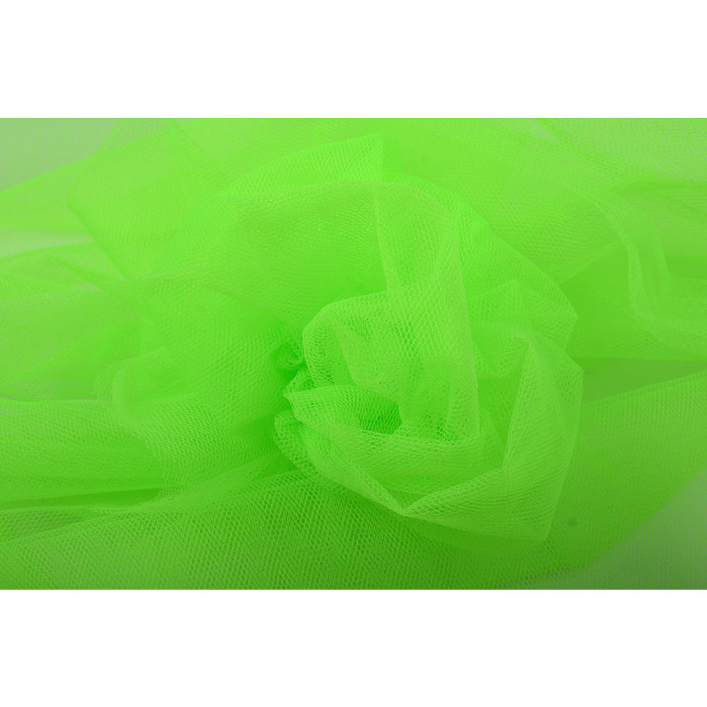 Tule Fluorescent Green - YES Fabrics
