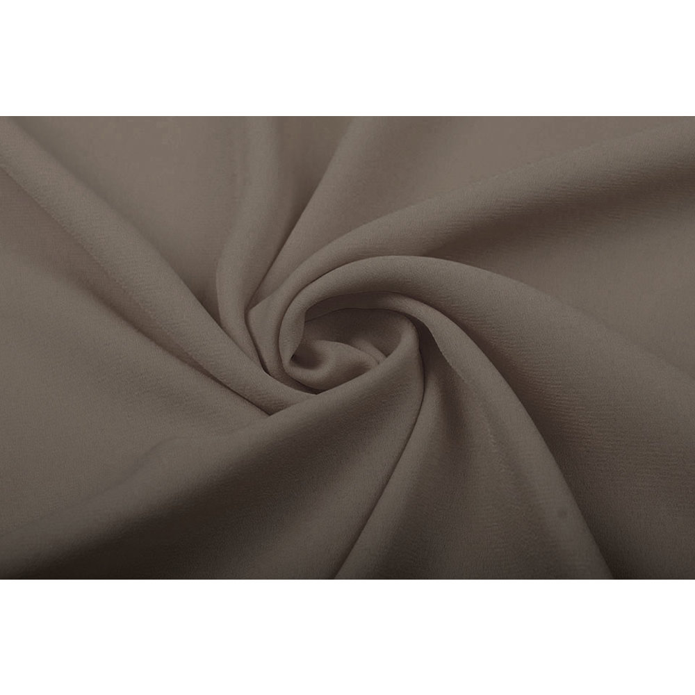 Crêpe Georgette Taupe - YES Fabrics