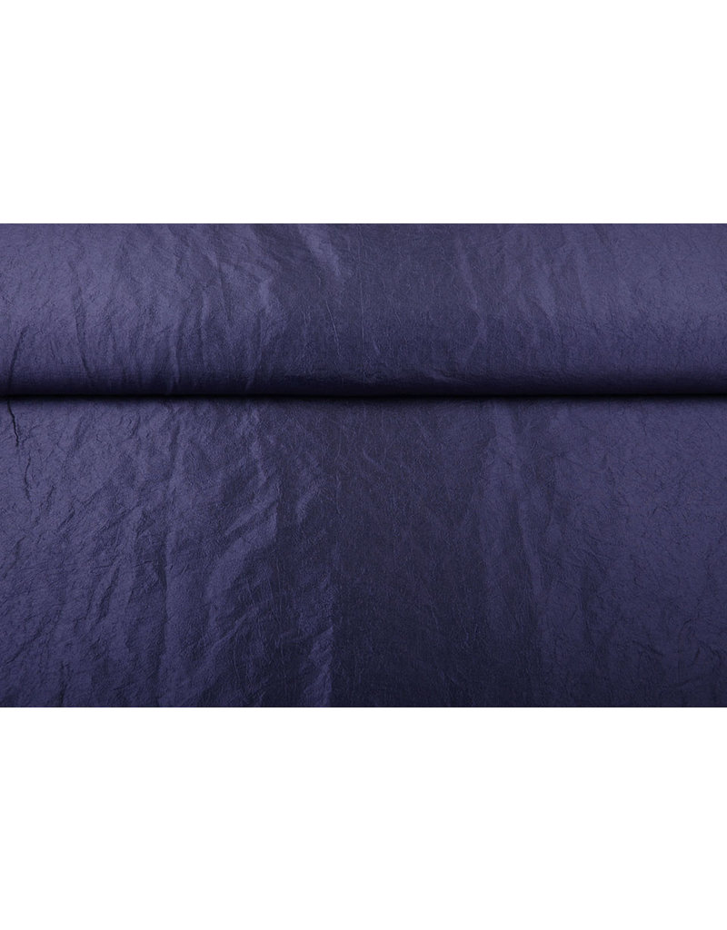 Crinkle Taft Donker Paars - YES Fabrics