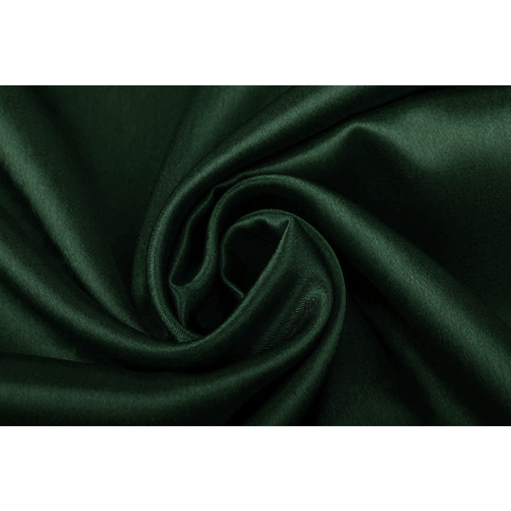 Crêpe Satijn Donker Groen - YES Fabrics