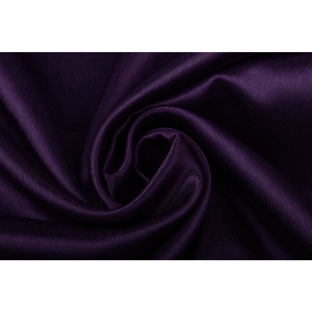 Crêpe Satijn Donker Paars - YES Fabrics