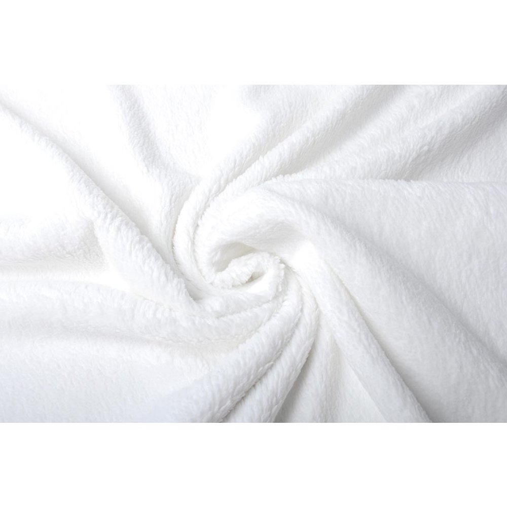 Cotton Curly Teddy Off-White - YES Fabrics