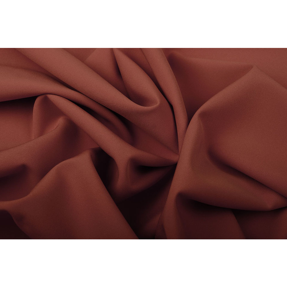 Crepe Stretch Brique - YES Fabrics