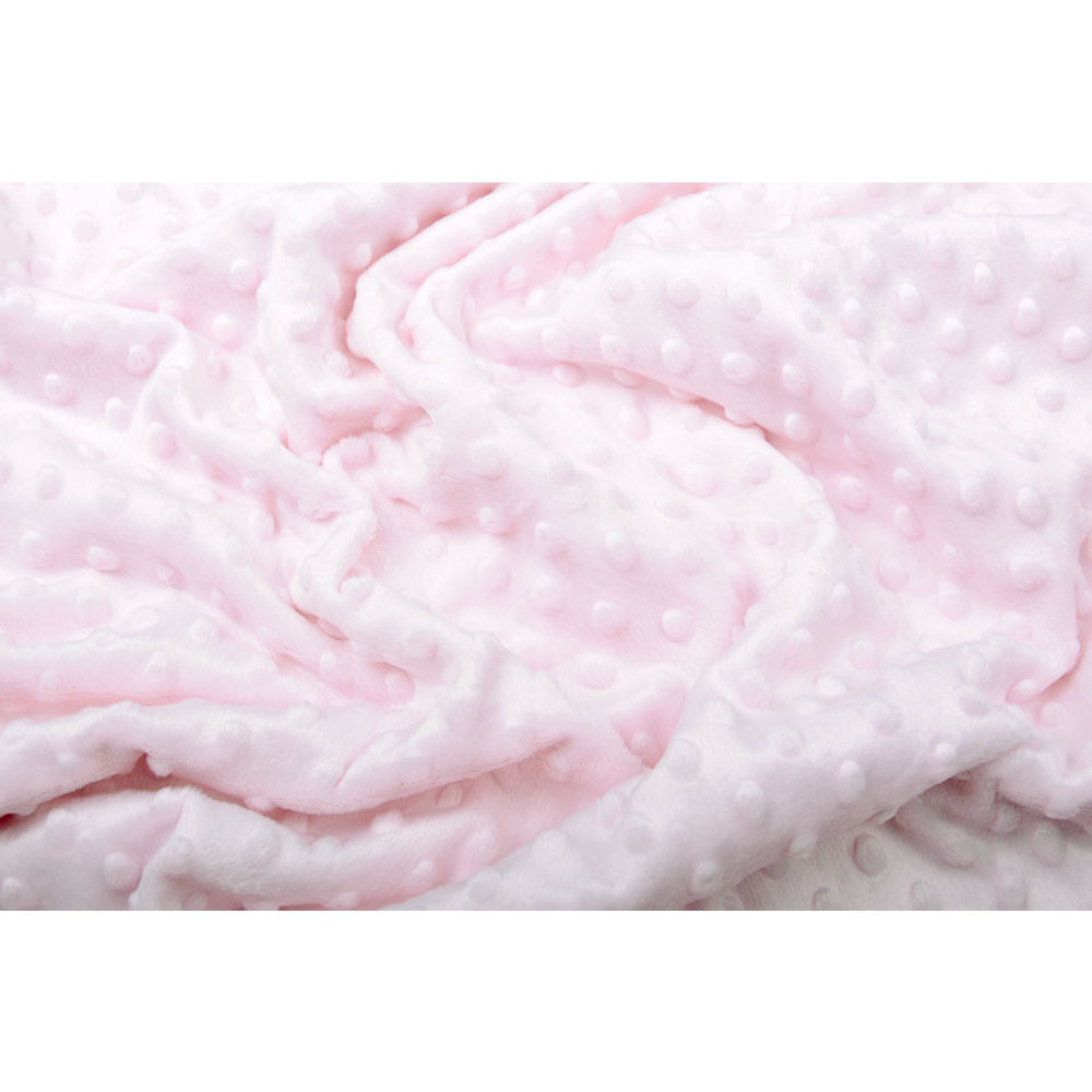 Minky Fleece Light pink - YES Fabrics