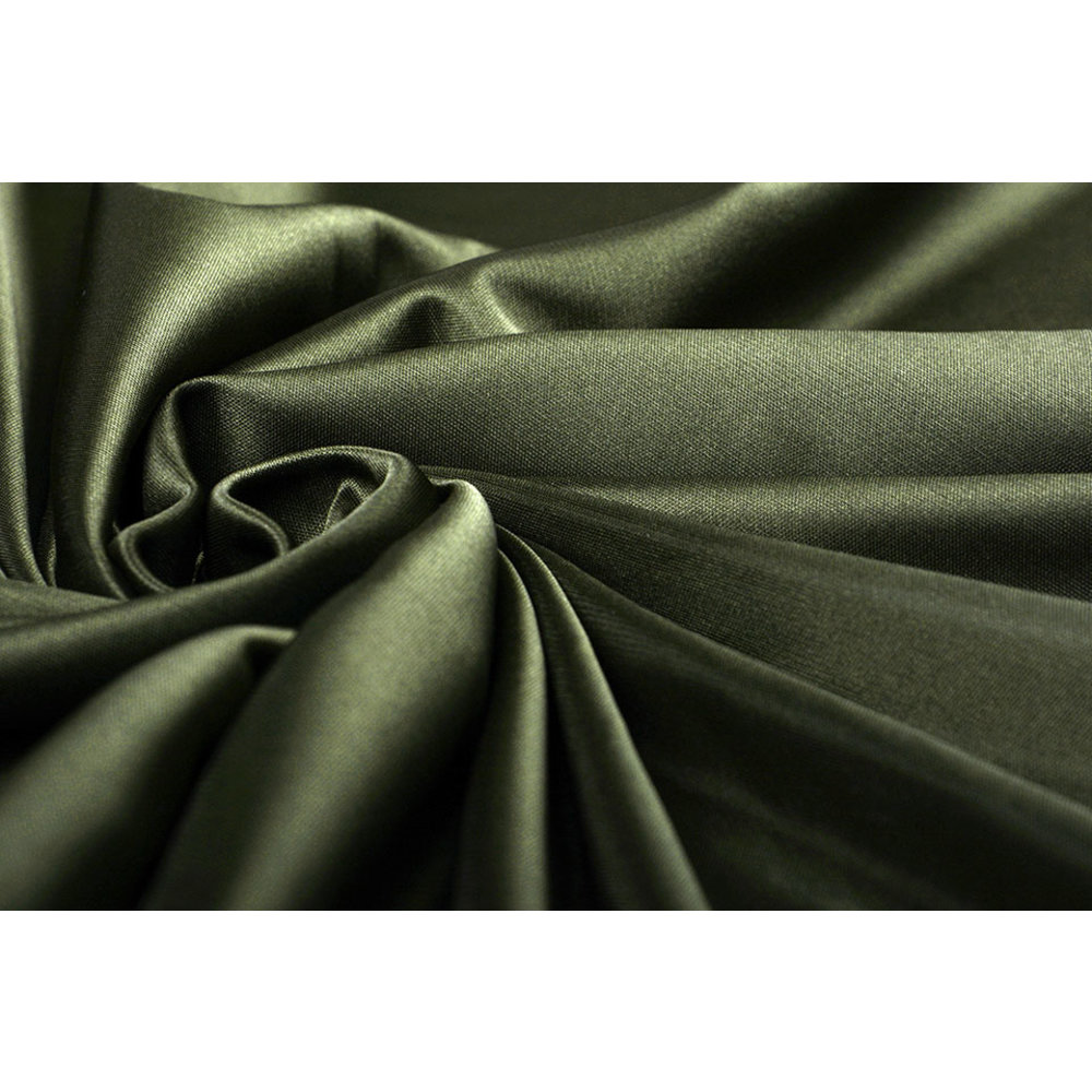 Charmeuse Lining Army Green - YES Fabrics