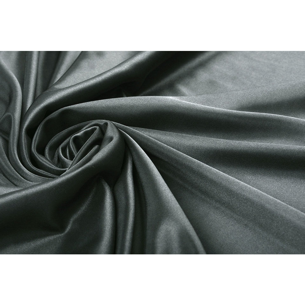 Charmeuse Lining Dark Grey - YES Fabrics
