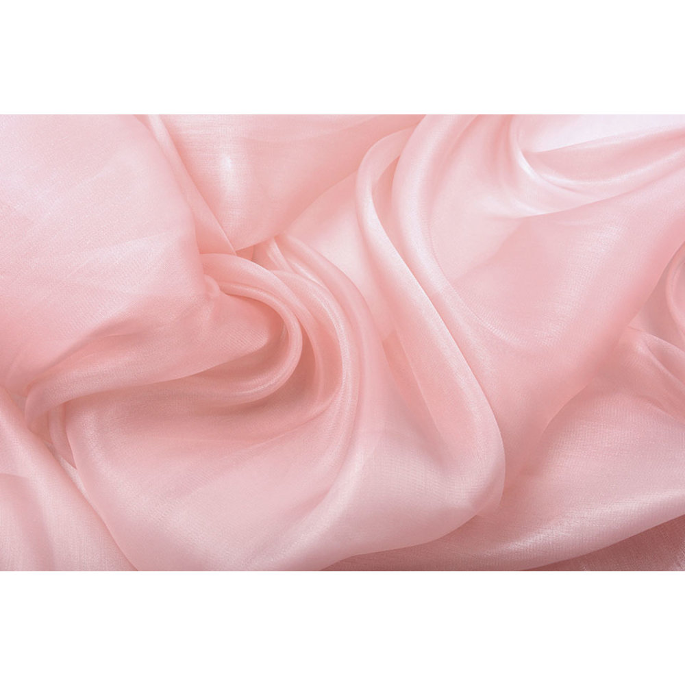 Korean Silk Poeder Roze - YES Fabrics