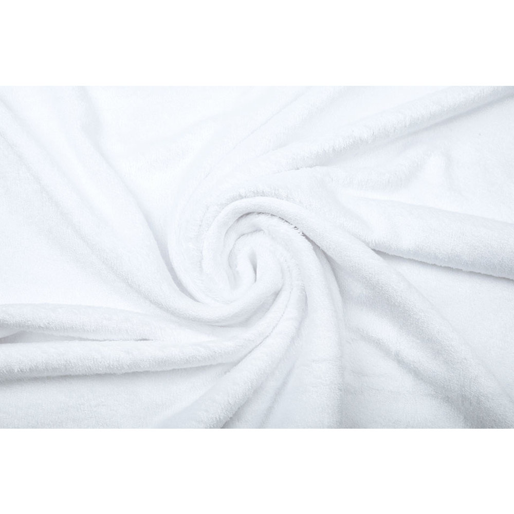 Bamboo Terry Cloth White - YES Fabrics