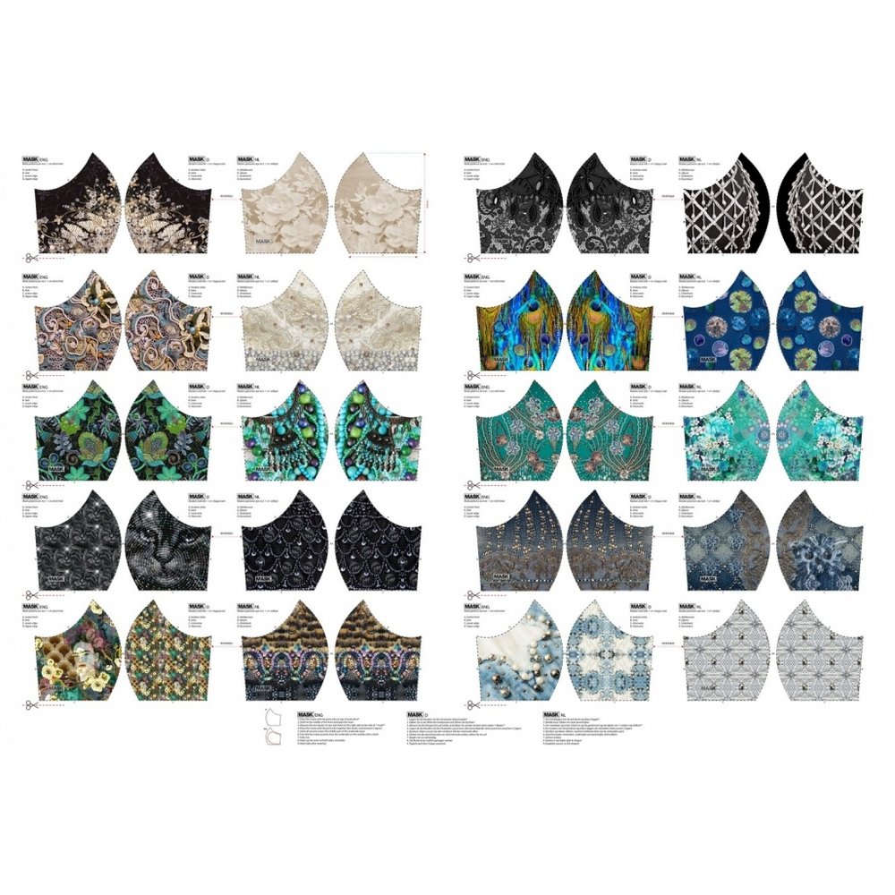 Mouth Mask Panel Ladies 2 - YES Fabrics