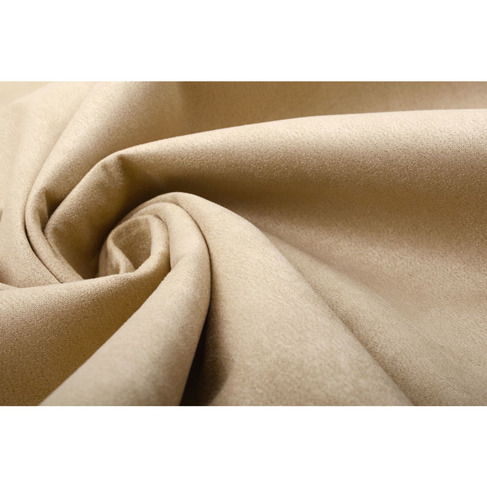 Light Scuba Suede Beige - YES Fabrics
