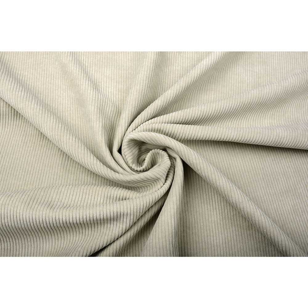 Rib Fabric 8 W Corduroy Beige - YES Fabrics