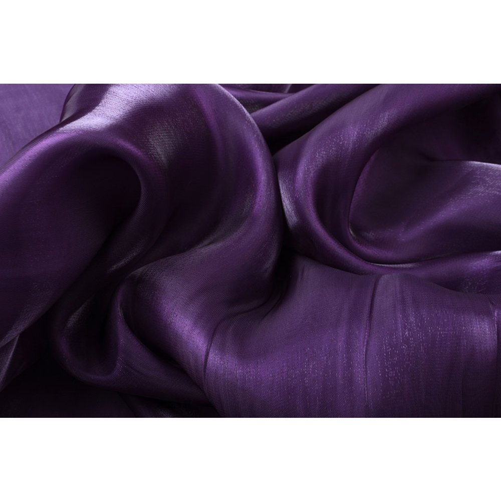 Korean Silk Korean Silk Donker Paars - YES Fabrics