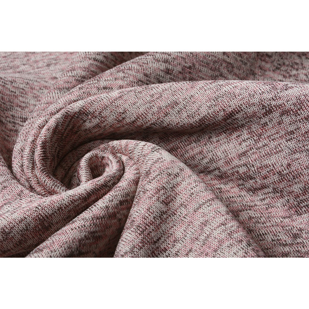 Knitted Fleece 3-Tone Light Pink - YES Fabrics