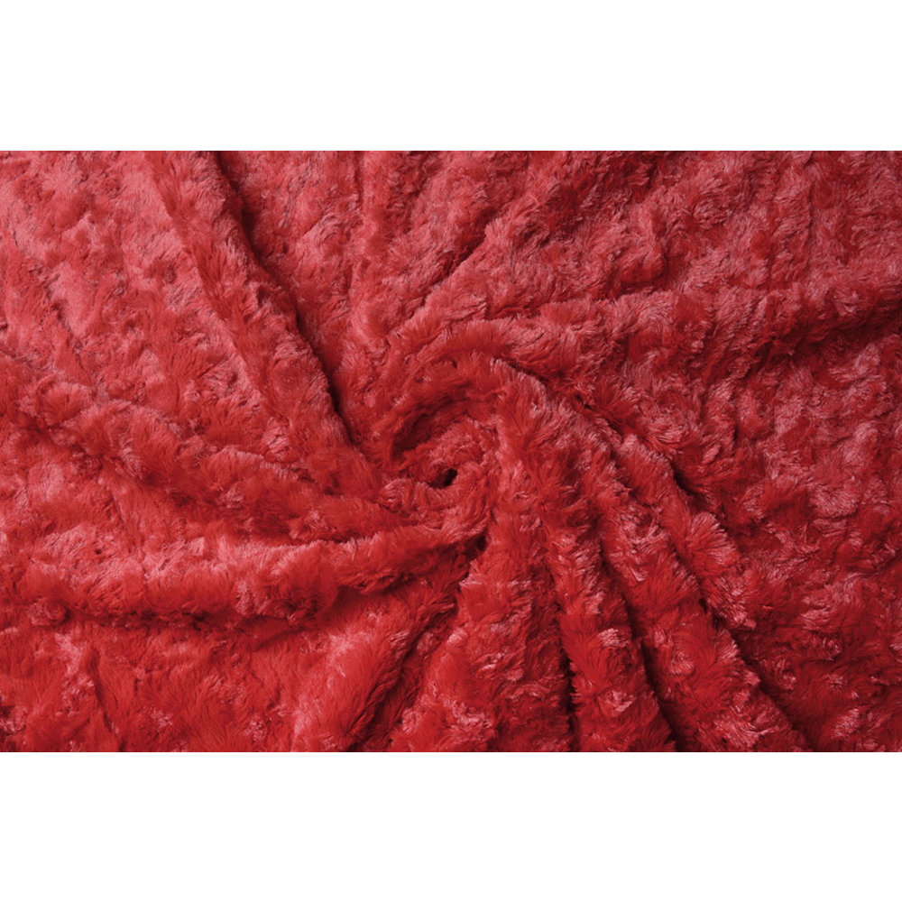 Harige Bont Astranimo Rood - YES Fabrics