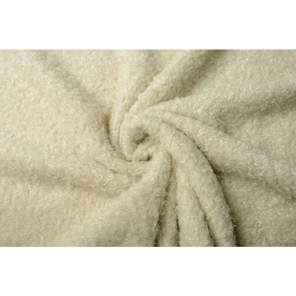 Wavy Curly Teddy Beige - YES Fabrics