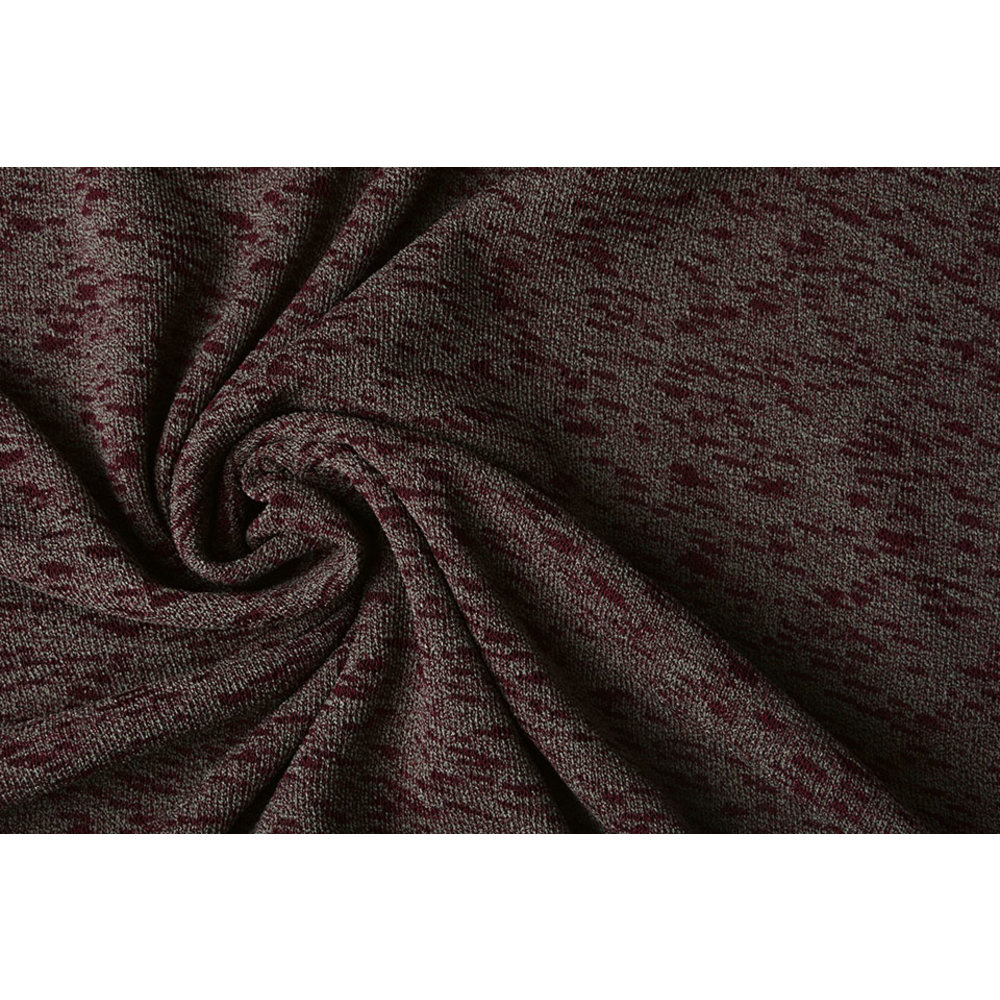 Multi Color Jersey Bordeaux - YES Fabrics