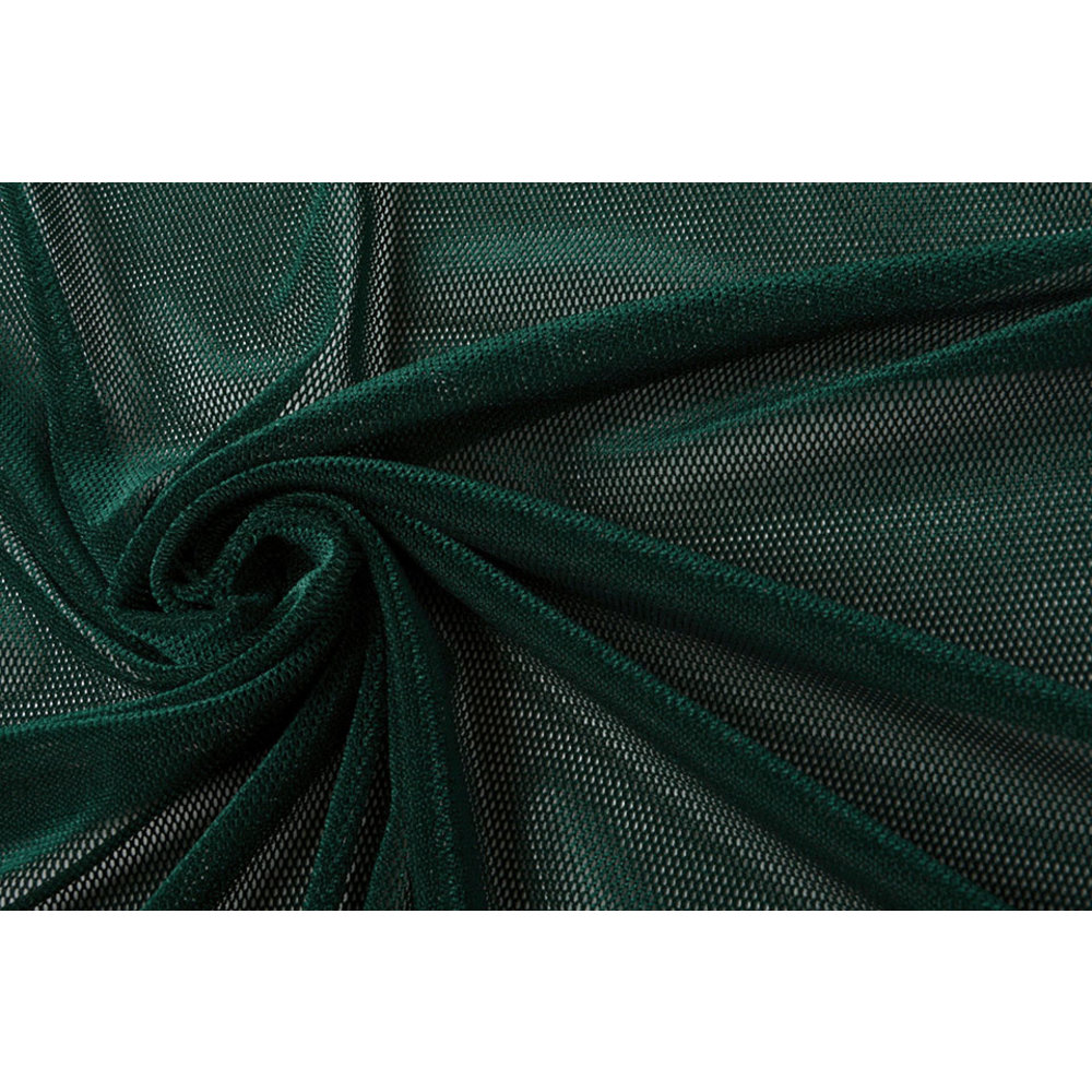 Velours Fijne Gaas Donker Groen - YES Fabrics