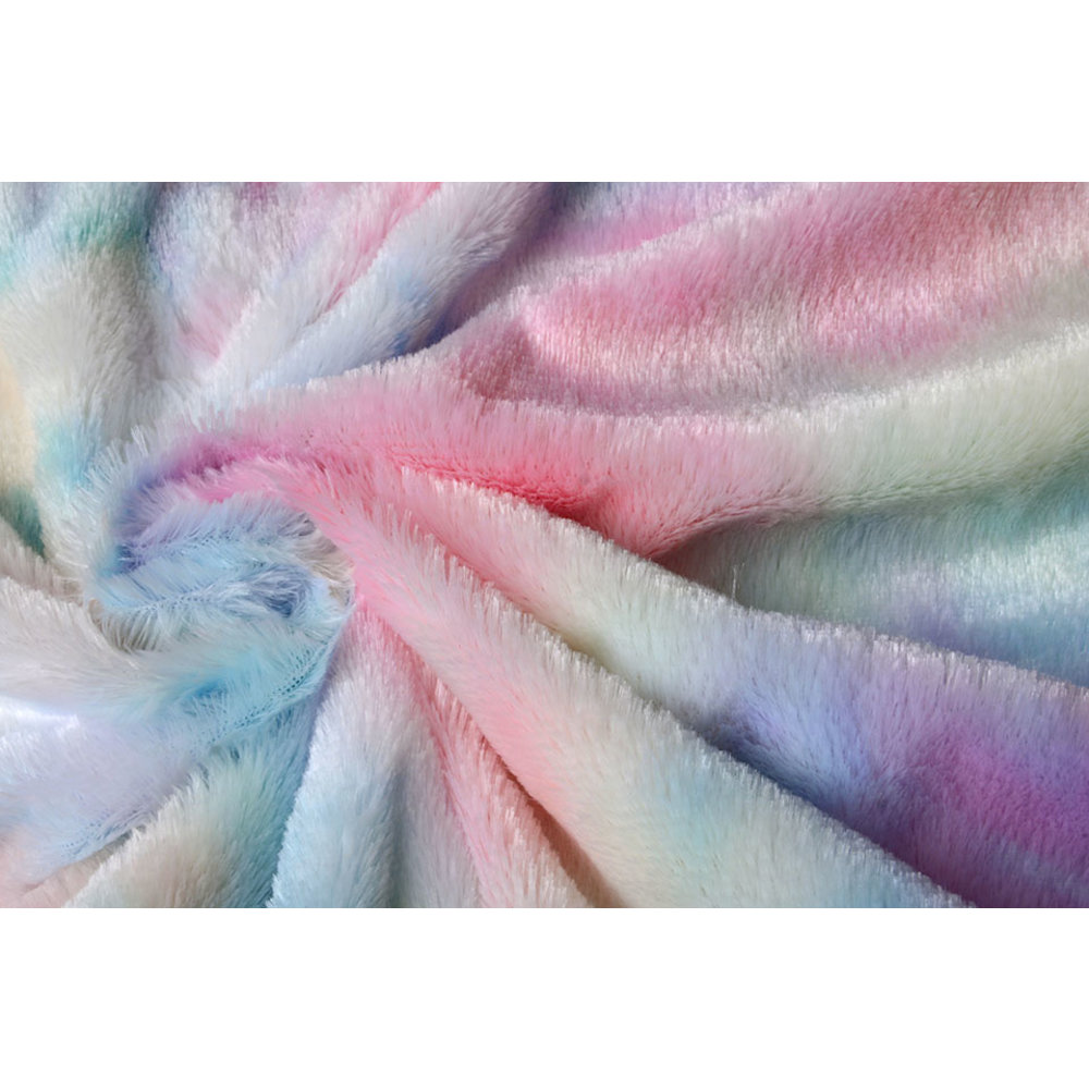 Kort Harige Bont Candy Multi Color 4 - YES Fabrics