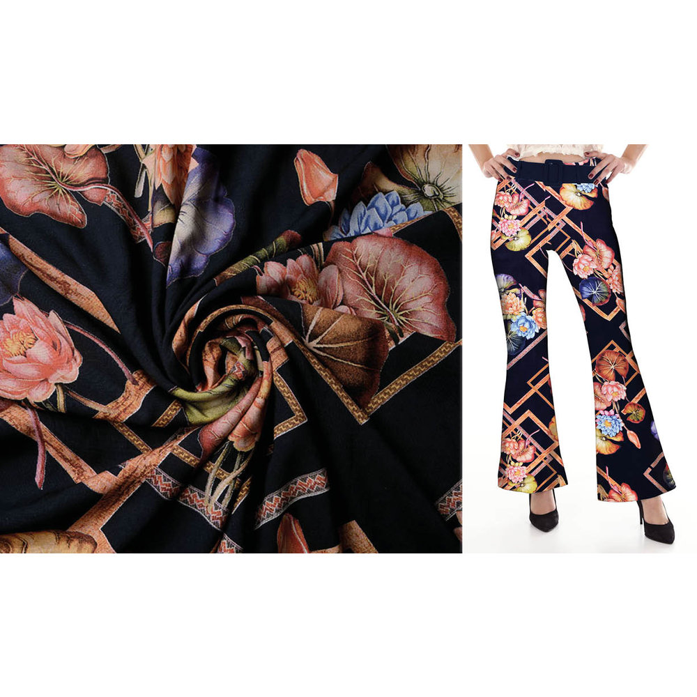 100% Viscose Water Lily Pink - YES Fabrics