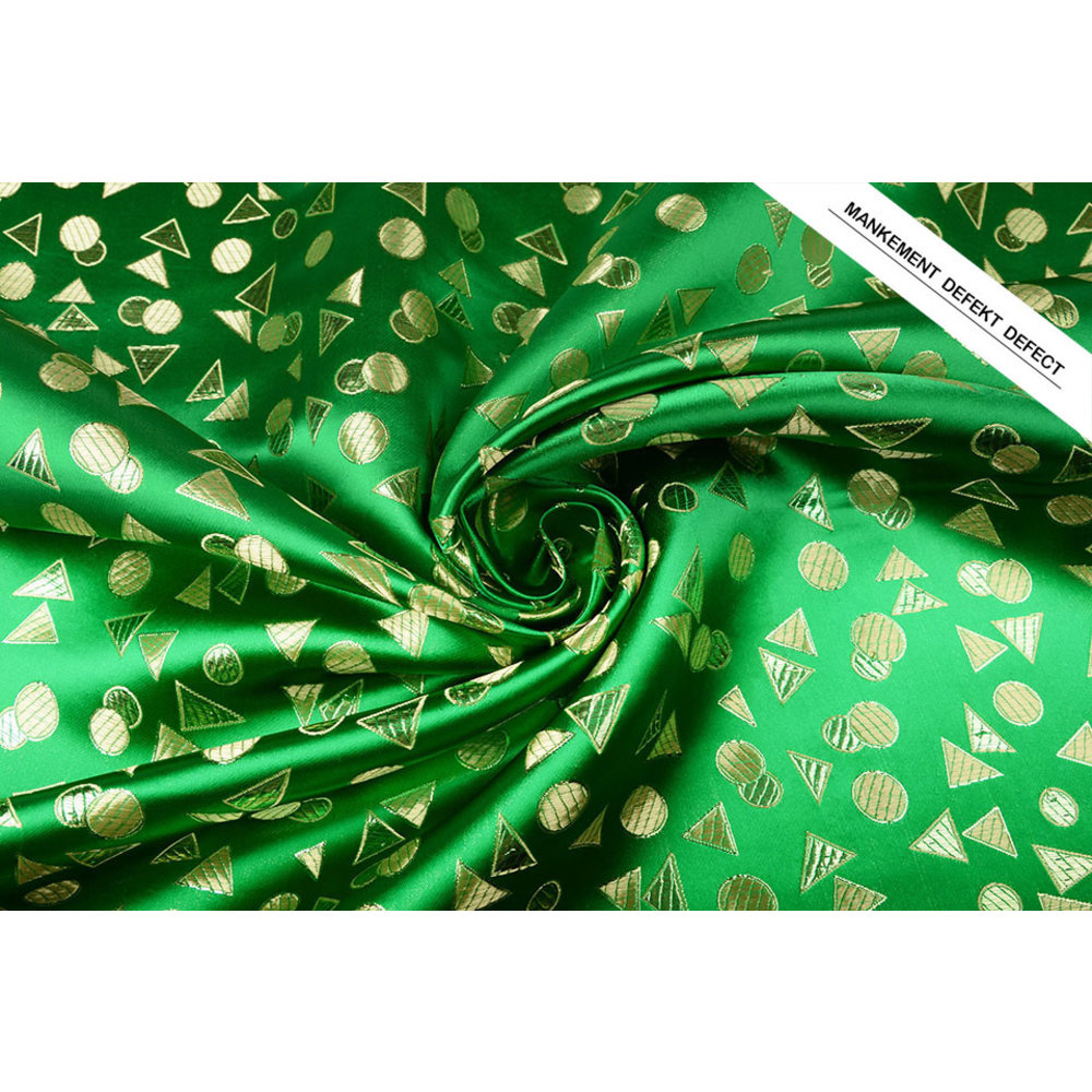 Brokaat Derecha Grasgroen - YES Fabrics