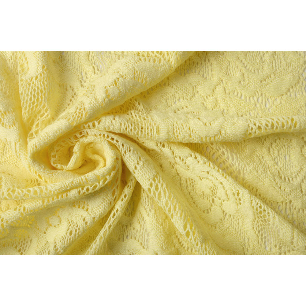 Cotton Lace Sofie Yellow - YES Fabrics