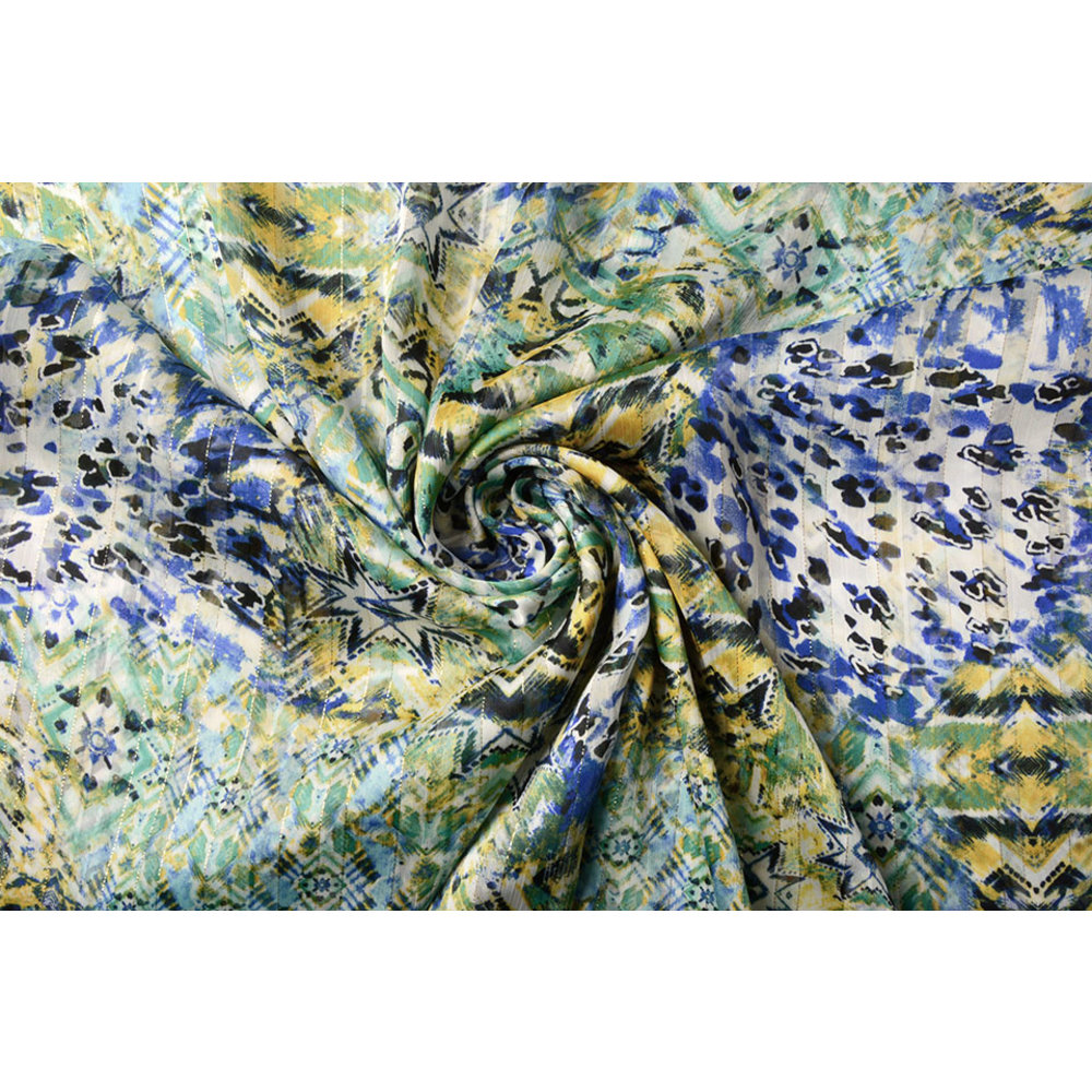 Chiffon Satin Lurex Banyu Multi 3 - YES Fabrics
