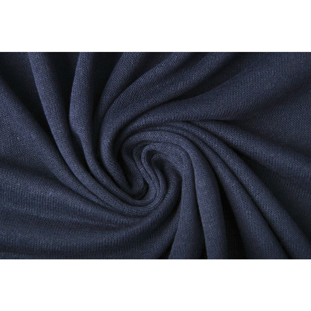 Voile Jersey Navy Blue - YES Fabrics