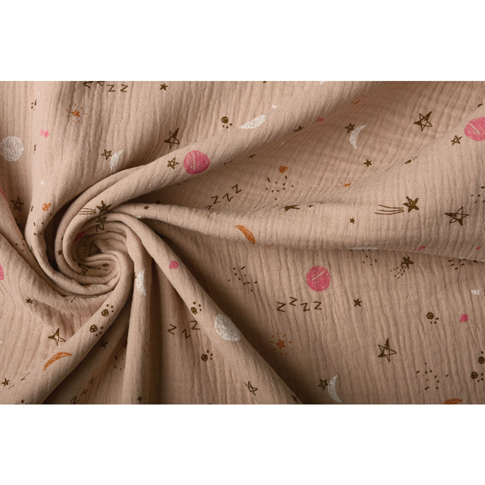 Hydrofiel Stof Slaap Zacht Poeder Roze - YES Fabrics