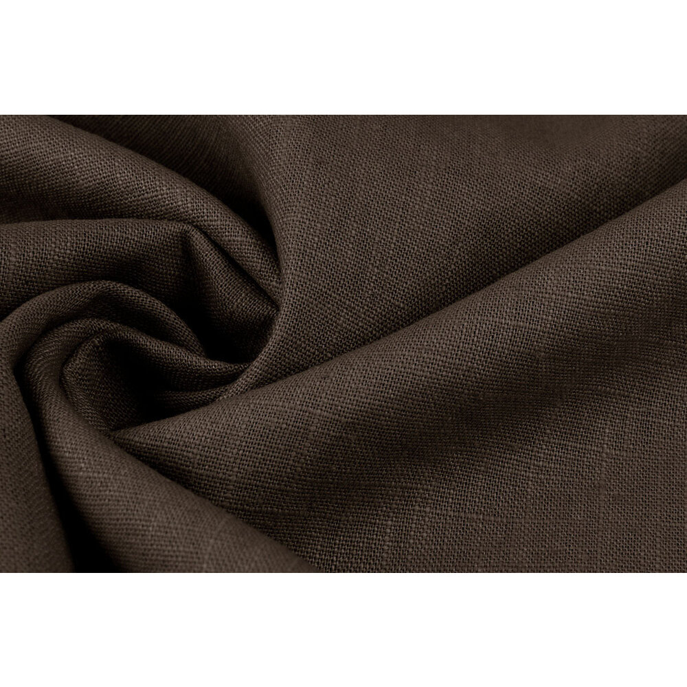 Washed Linen Brown - YES Fabrics