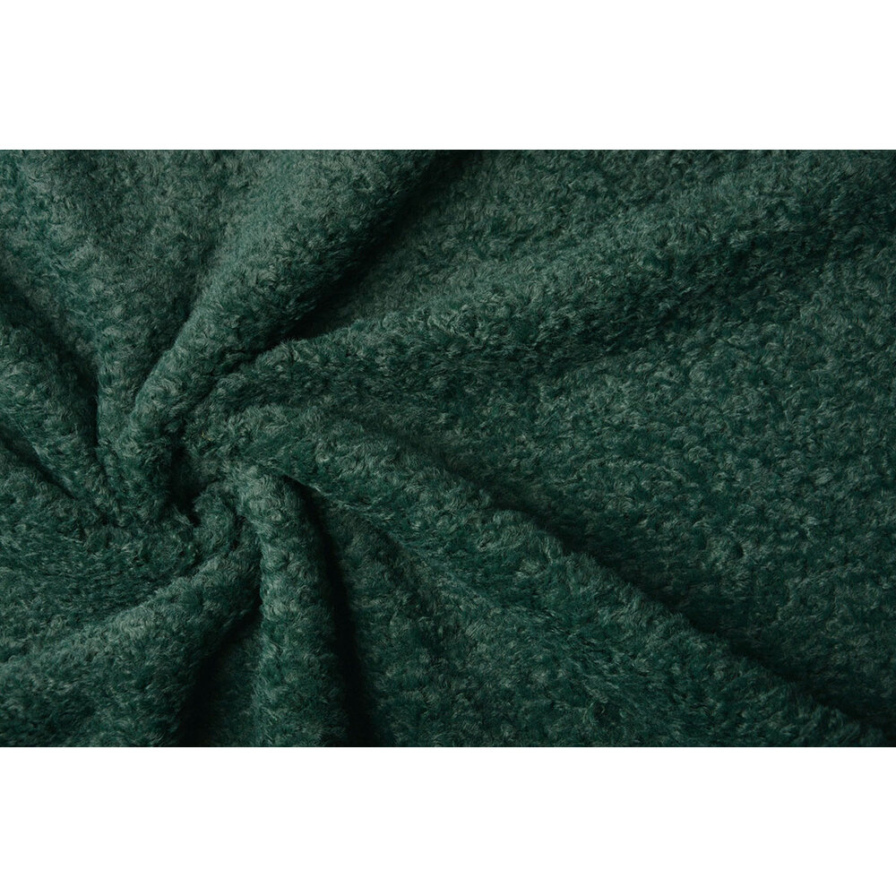 Harige Bont Esperanto Donker Zeegroen - YES Fabrics