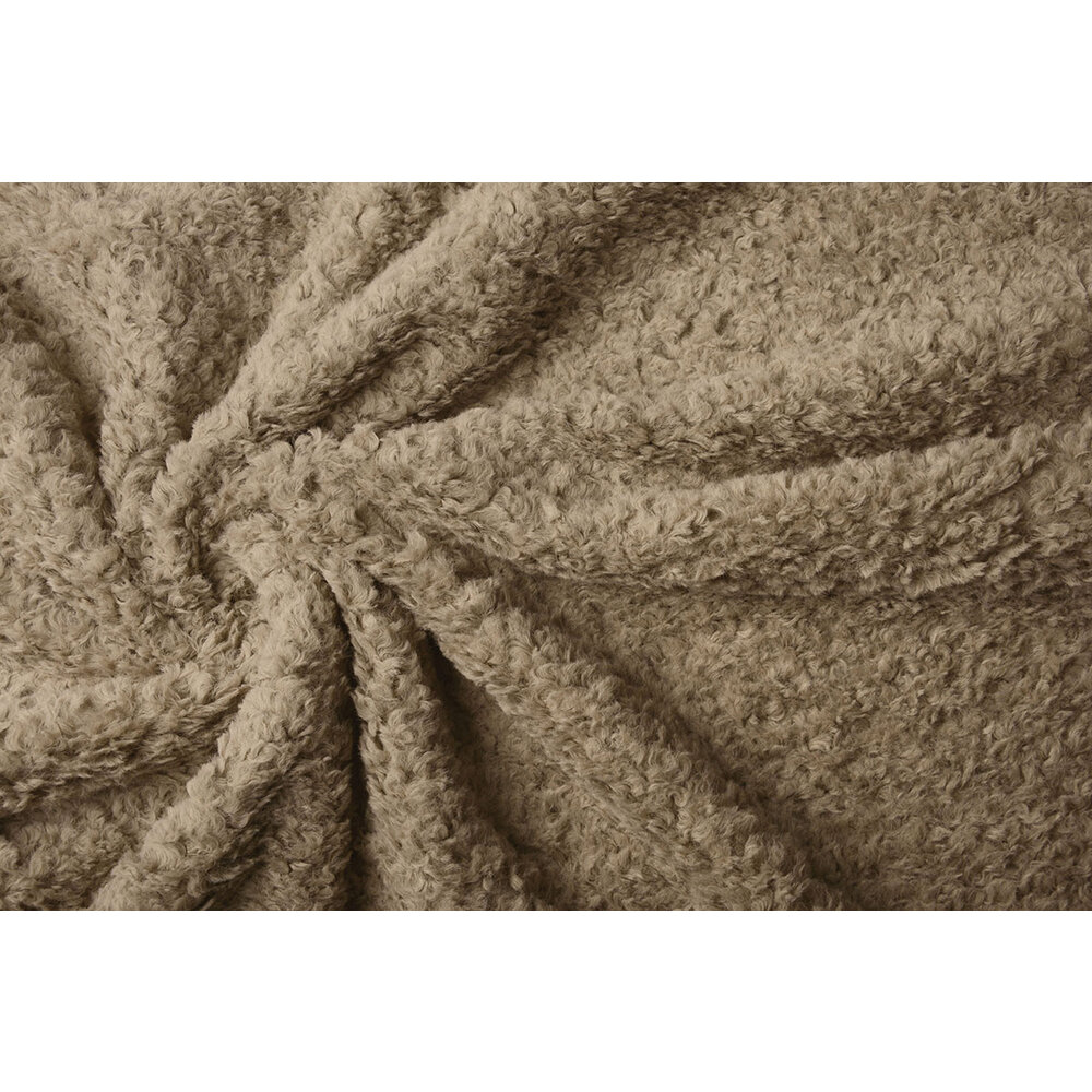 Harige Bont Esperanto Donker Beige - YES Fabrics