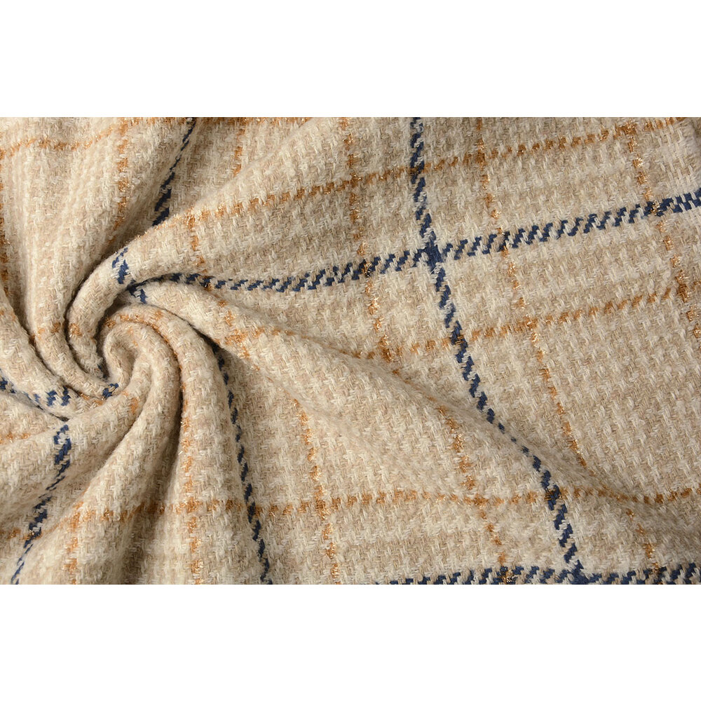 Wool Bouclé Multi Beige - YES Fabrics