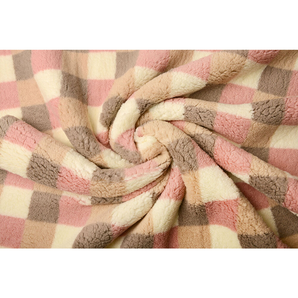 Teddystoff Karo Multicolor - YES Fabrics