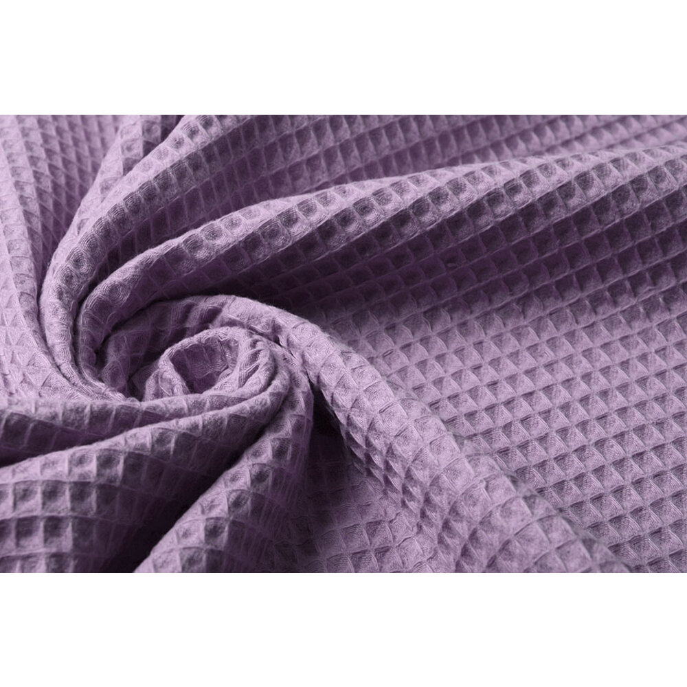 Waffle Pique Fabric Lilac - YES Fabrics