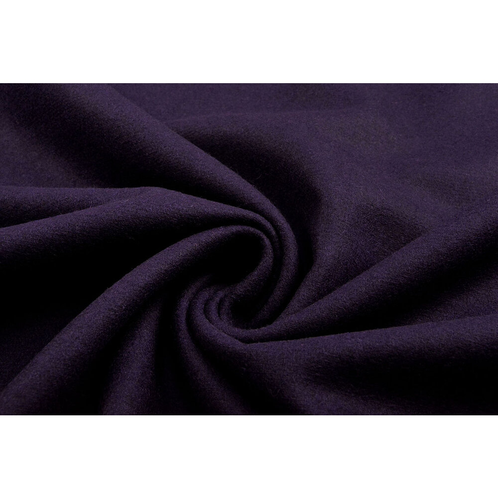 Woven Wool Coat Fabric Purple - YES Fabrics