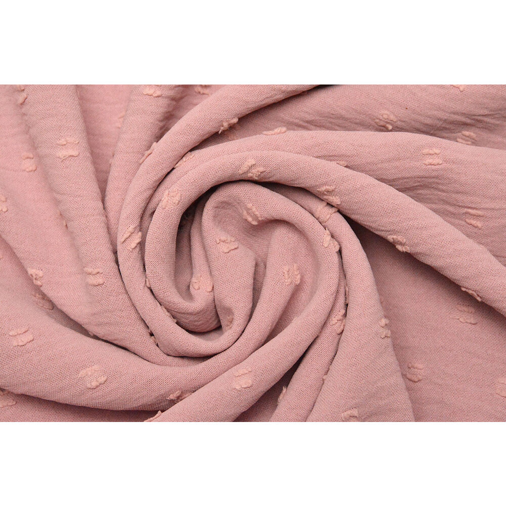Dobby American Crêpe Carlijn Old Pink - YES Fabrics