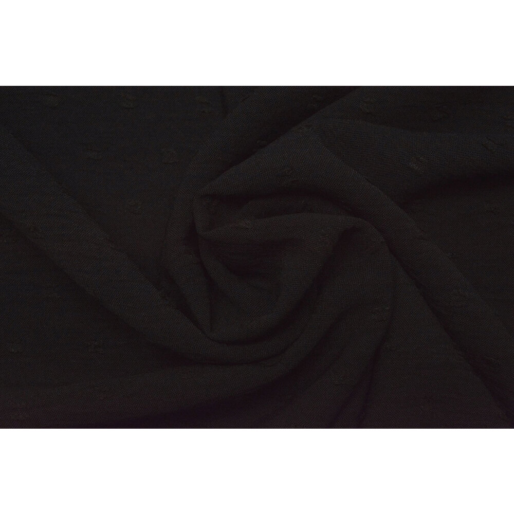 Dobby American Crêpe Carlijn Black - YES Fabrics