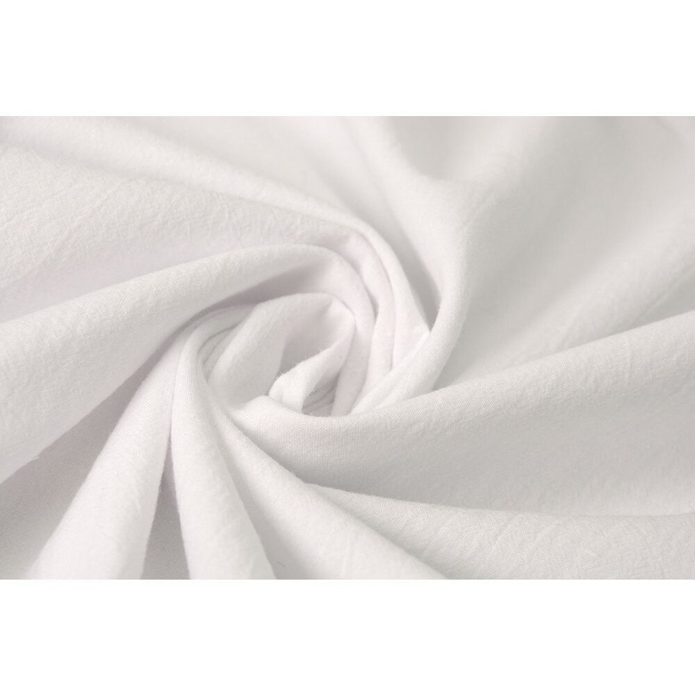 100% Washed Cotton Voile White - YES Fabrics
