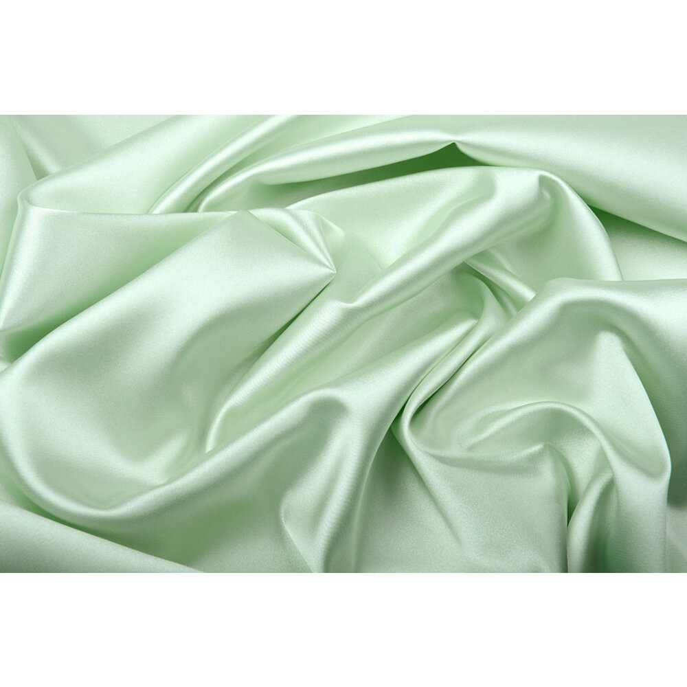 Stretch Satijn Oud Mint Groen - YES Fabrics