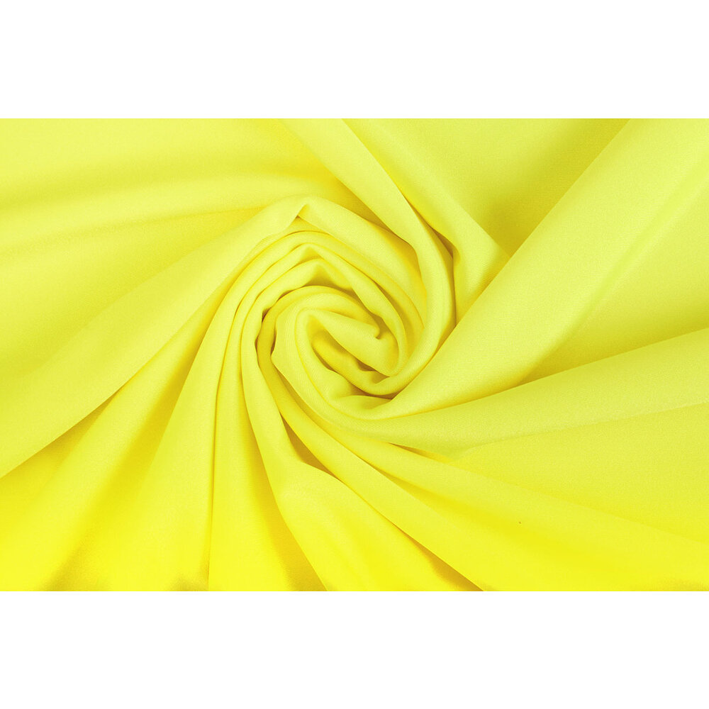 Lycra Shiny Fluor Yellow - YES Fabrics