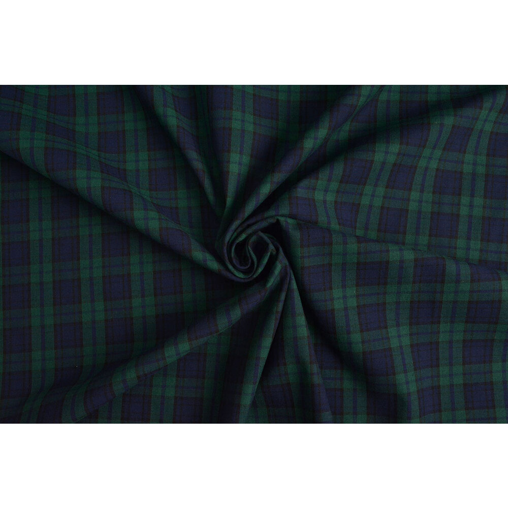 Scottish Checks Small Blue-Green - YES Fabrics
