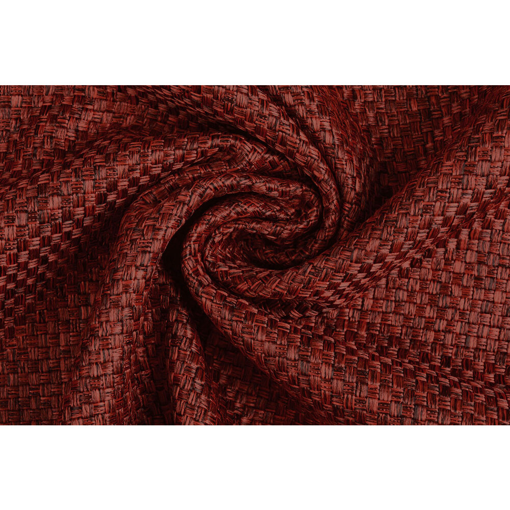 Vintage Structure Fabric Red - YES Fabrics