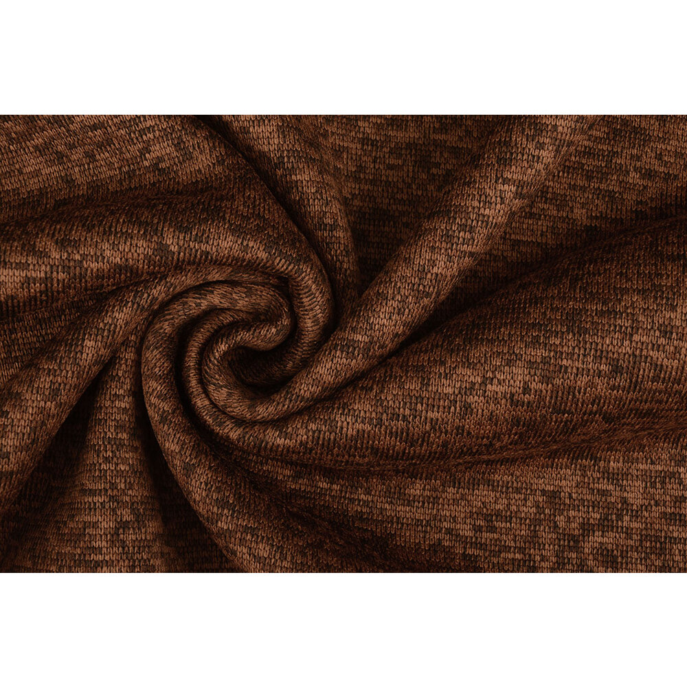 Knitted Fleece 3-Tone Brique - YES Fabrics