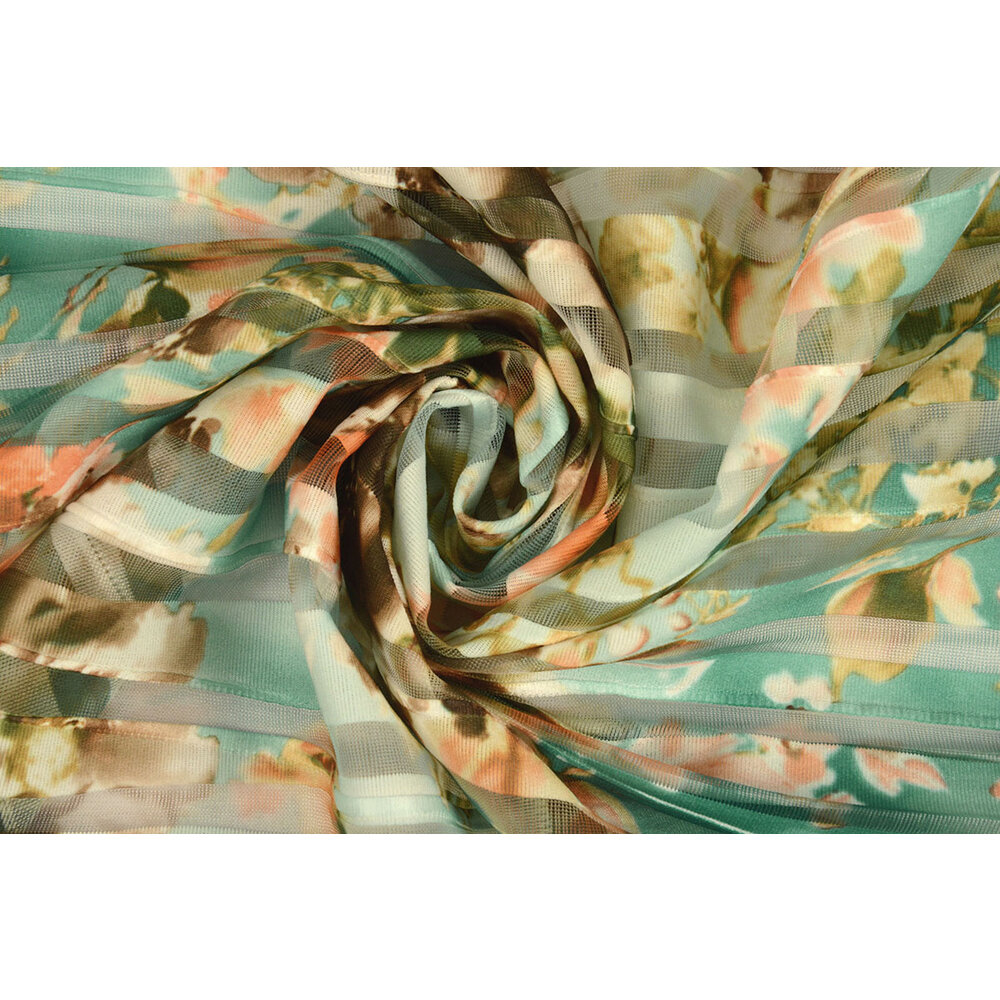 Fancy Mesh Digital Kisnaro - YES Fabrics