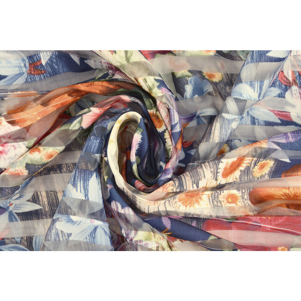 Fancy Mesh Digital Kinsito - YES Fabrics