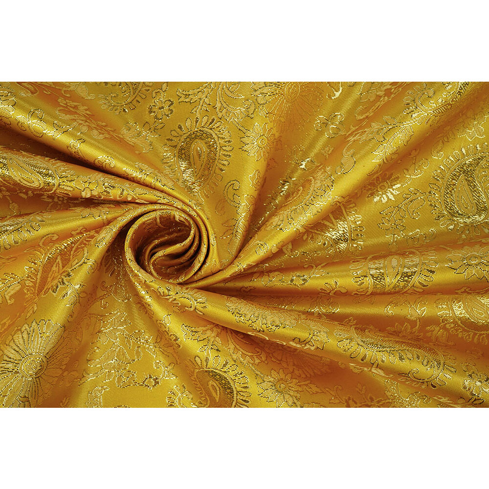 Brocade Marisol Yellow - YES Fabrics