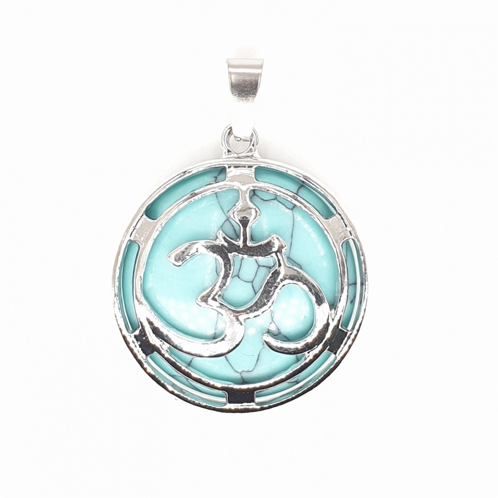 Hanger Ohm met Turkoois - Spirituele winkel