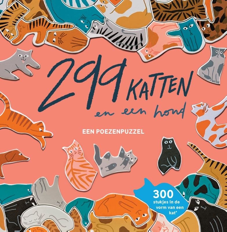 299 katten en 1 hond puzzel - Spirituele winkel