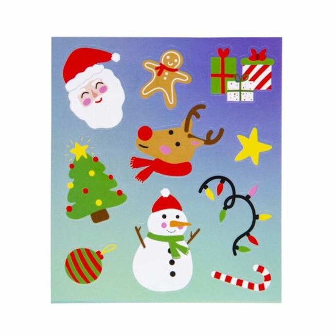 Stickers Kerstmis 10 stuks - Spirituele winkel