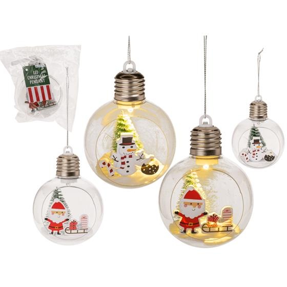 Kerstbal met ledlicht - Spirituele winkel